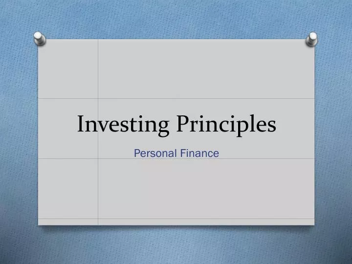 PPT - Investing Principles PowerPoint Presentation, free download - ID ...