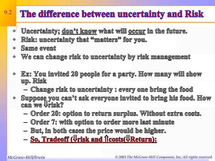 PPT - An Overview of Risk Management PowerPoint Presentation - ID:6834790