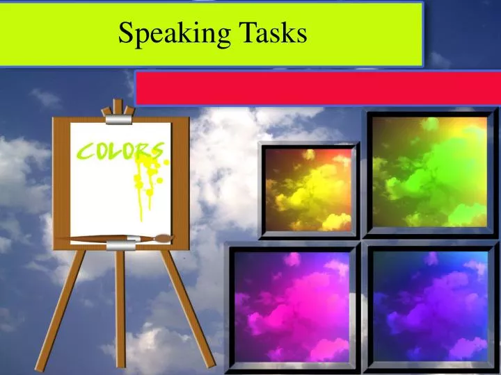 PPT - Speaking Tasks PowerPoint Presentation, free download - ID:6835401