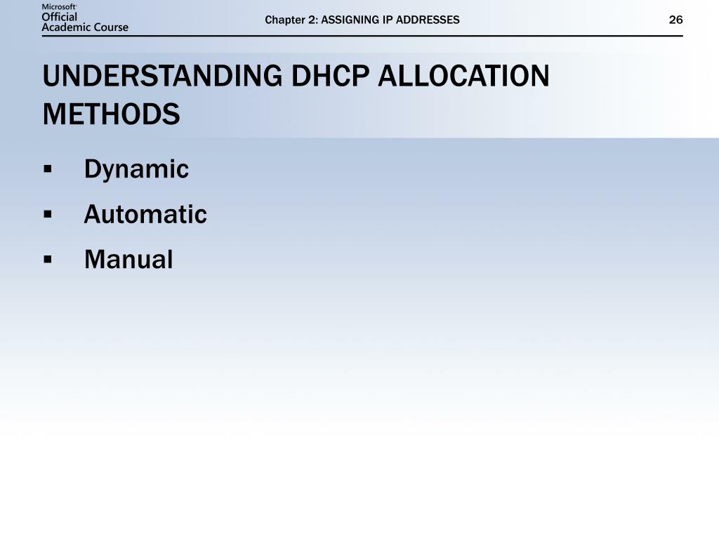 PPT - ASSIGNING IP ADDRESSES PowerPoint Presentation, free download - ID:6835439