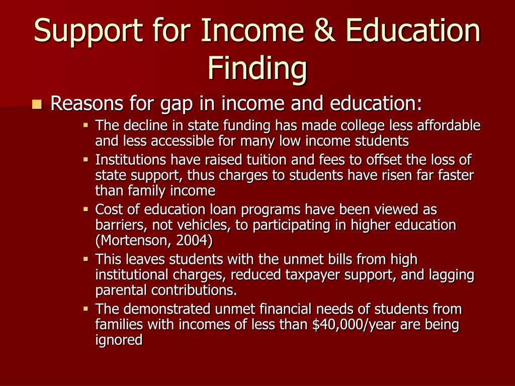 PPT - Income, Education, & Ethnicity PowerPoint Presentation, free ...