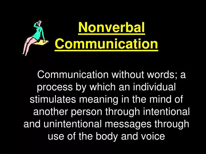 PPT - Nonverbal Communication PowerPoint Presentation, free download ...