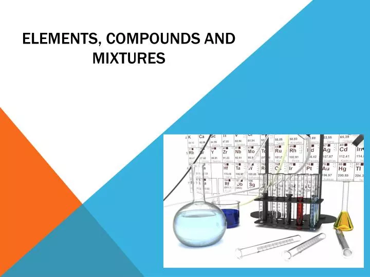 PPT - Elements, Compounds and Mixtures PowerPoint Presentation, free ...