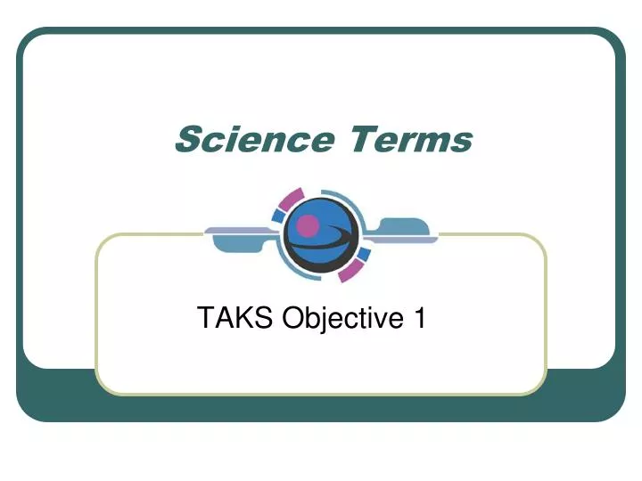 PPT - Science Terms PowerPoint Presentation, free download - ID:6837928