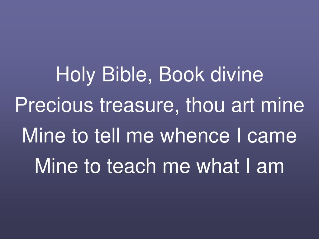 PPT - Holy Bible, Book Divine PowerPoint Presentation, free download ...