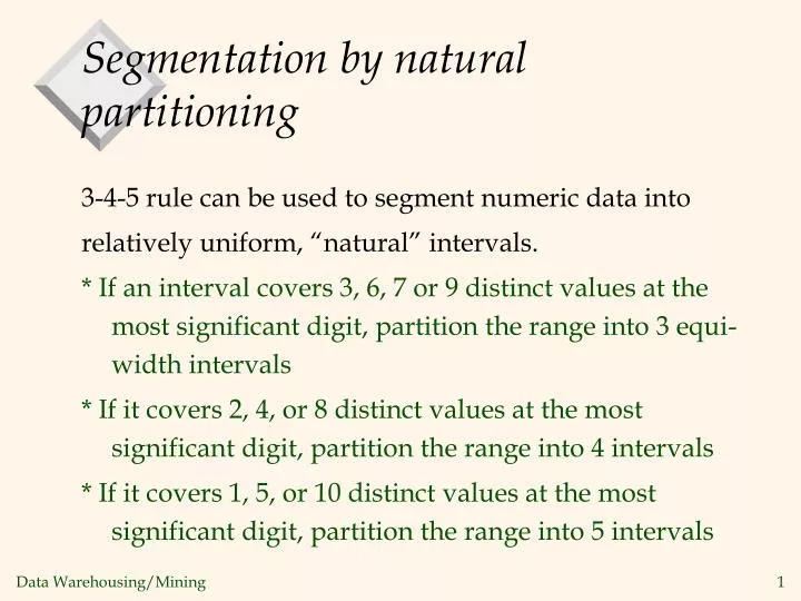 Ppt Segmentation By Natural Partitioning Powerpoint Presentation Free Download Id 6838152