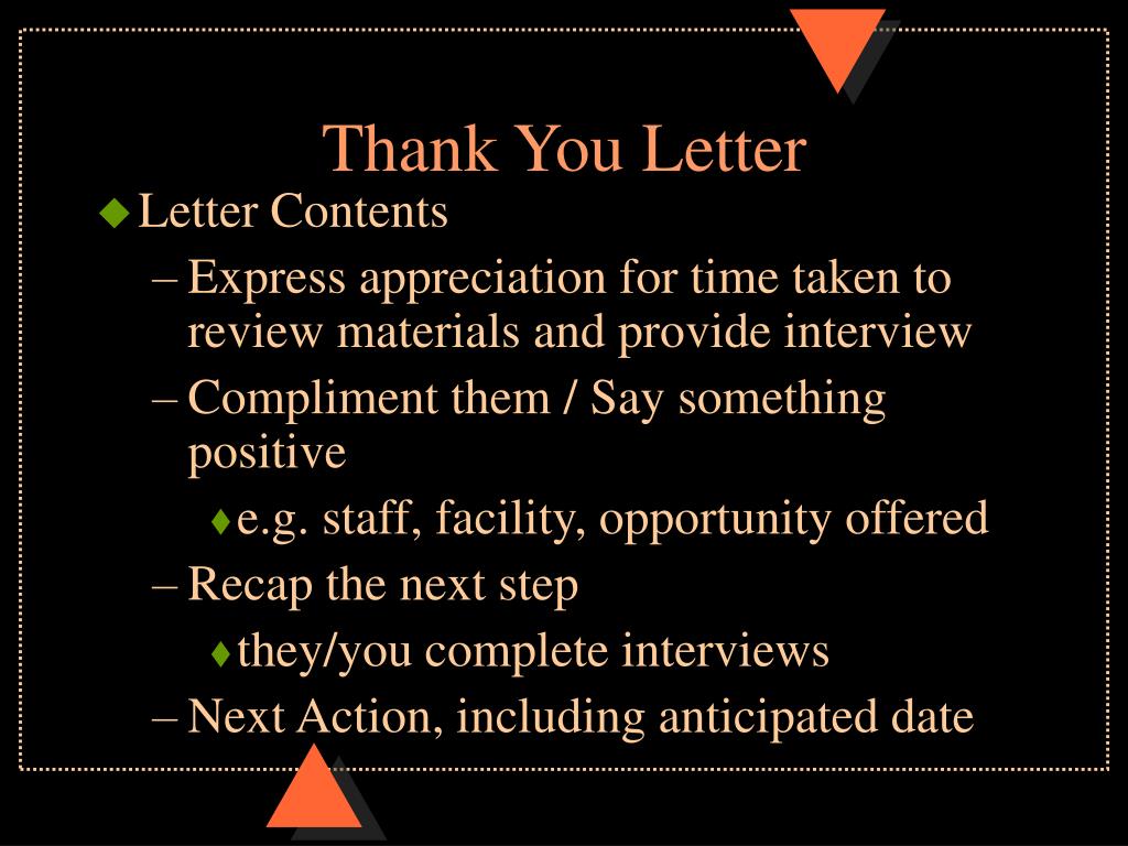 PPT - Thank You Letter PowerPoint Presentation, free download - ID:6839339