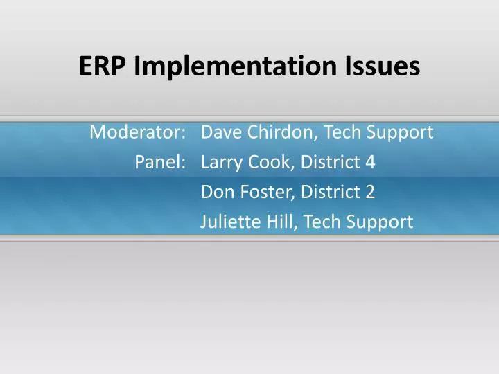 PPT - ERP Implementation Issues PowerPoint Presentation, free download ... PPT - ERP Implementation Issues PowerPoint Presentation, free download ...
