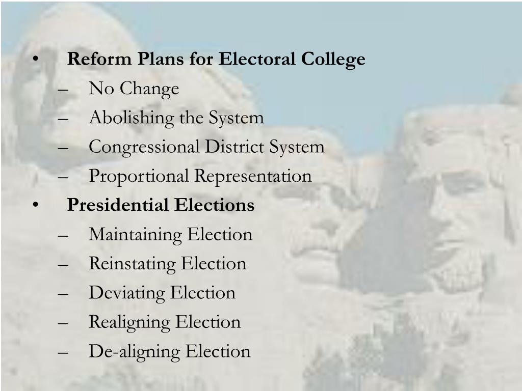 PPT - U.S. Presidential Election: Constitutional Design and Electoral ...