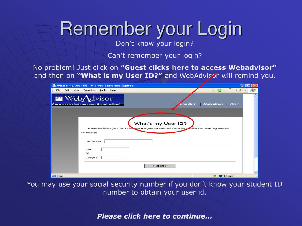 PPT - WebAdvisor PowerPoint Presentation, free download - ID:6842738