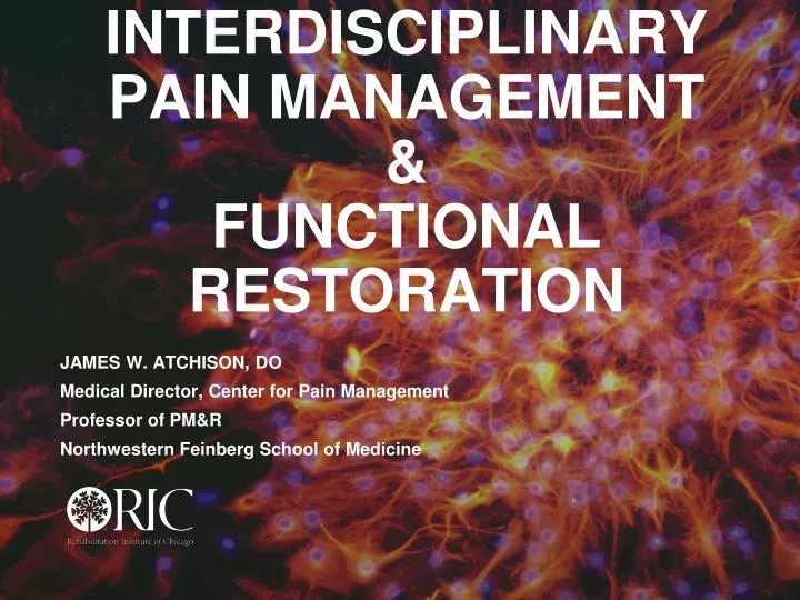 PPT - INTERDISCIPLINARY PAIN MANAGEMENT & FUNCTIONAL RESTORATION ...