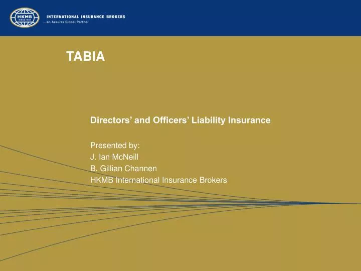 PPT - TABIA PowerPoint Presentation, free download - ID:6843151