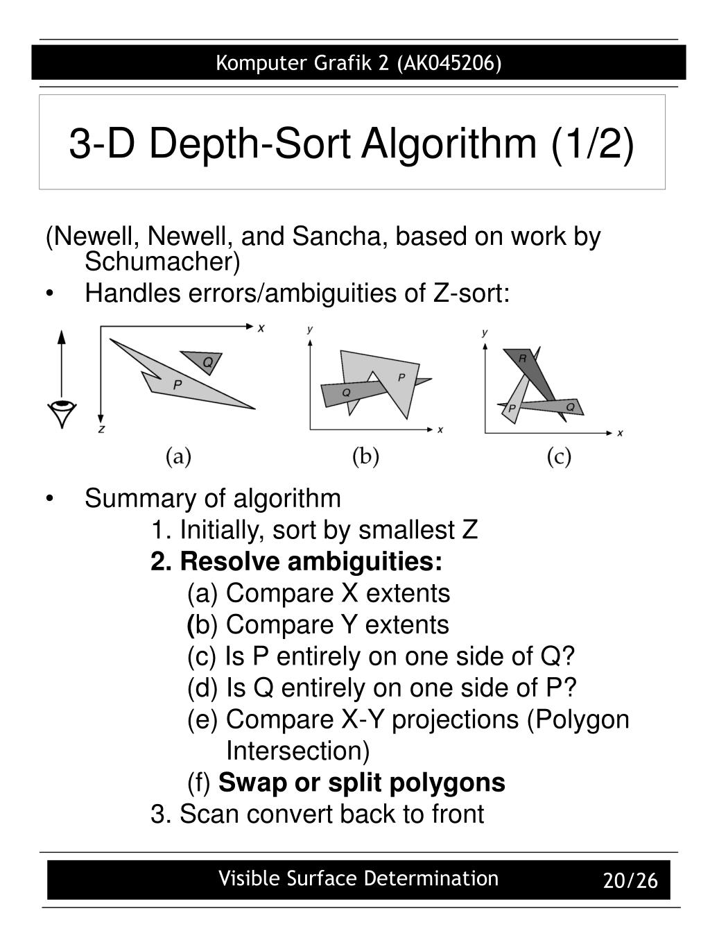 Ppt Visible Surface Determination Penentuan Permukaan Tampak Powerpoint Presentation Id