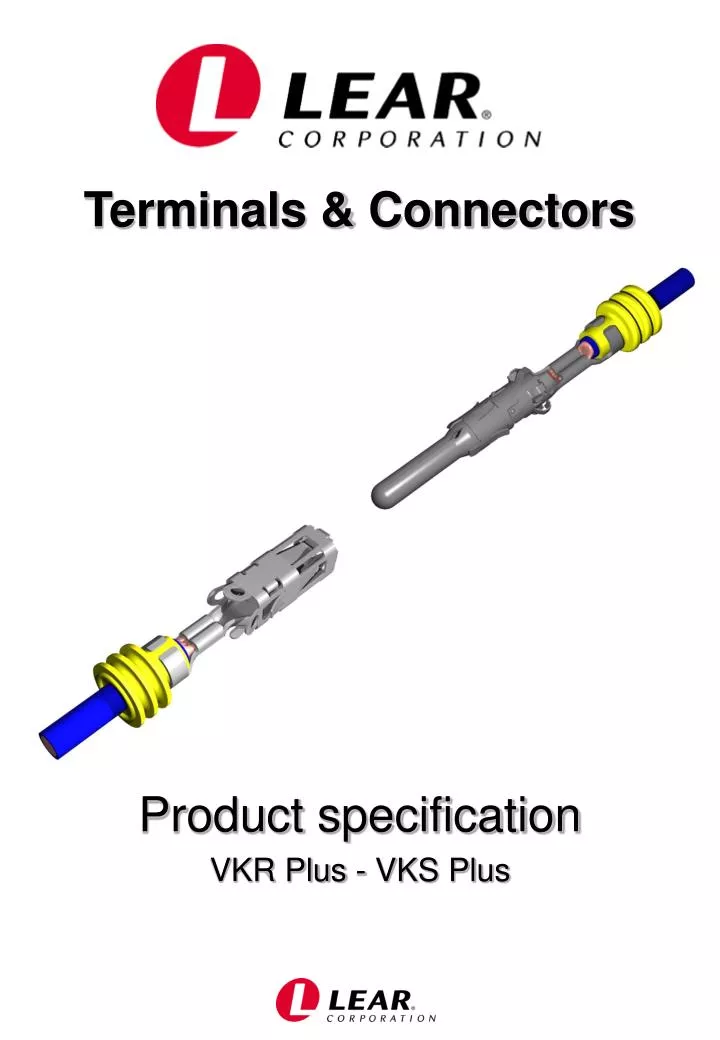 PPT - Terminals & Connectors PowerPoint Presentation, free download ...