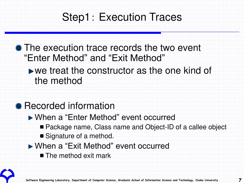 Ppt Extracting Sequence Diagram From Execution Trace Of Java Program Powerpoint Presentation