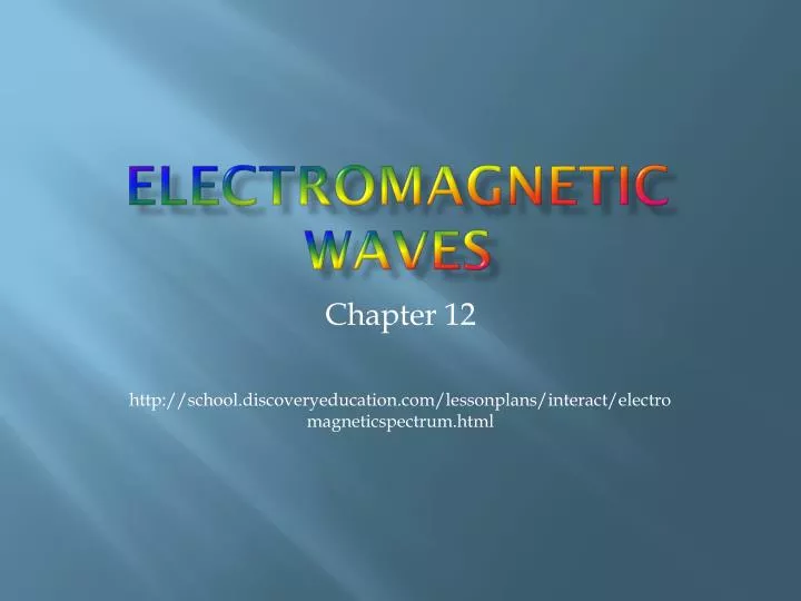 PPT - Electromagnetic Waves PowerPoint Presentation, free download - ID ...