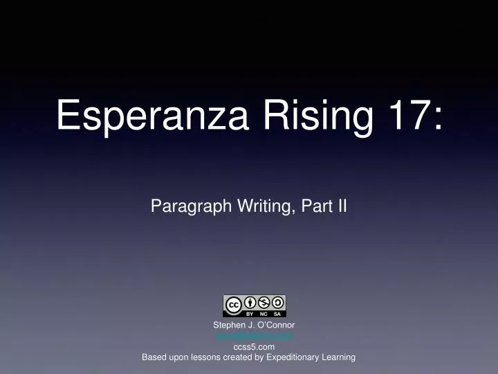 PPT - Esperanza Rising 17: PowerPoint Presentation, free download - ID ...