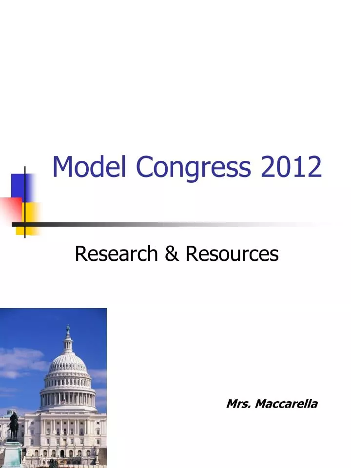 PPT - Model Congress 2012 PowerPoint Presentation, free download - ID ...