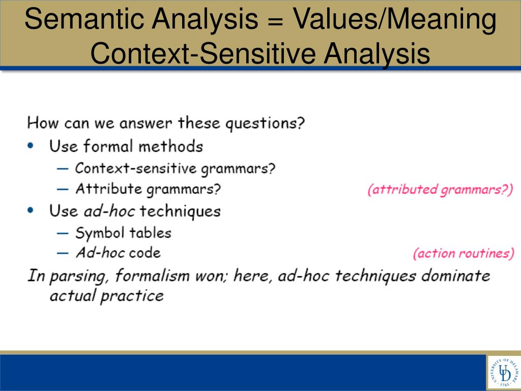 PPT - Semantic Analysis PowerPoint Presentation, free download - ID:6847489 PPT - Semantic Analysis PowerPoint Presentation, free download - ID:6847489