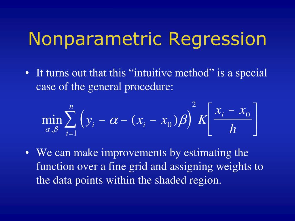 PPT - Nonparametric Regression PowerPoint Presentation, free download ... PPT - Nonparametric Regression PowerPoint Presentation, free download ...