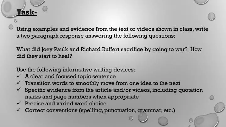 PPT - Task- PowerPoint Presentation, free download - ID:6850581