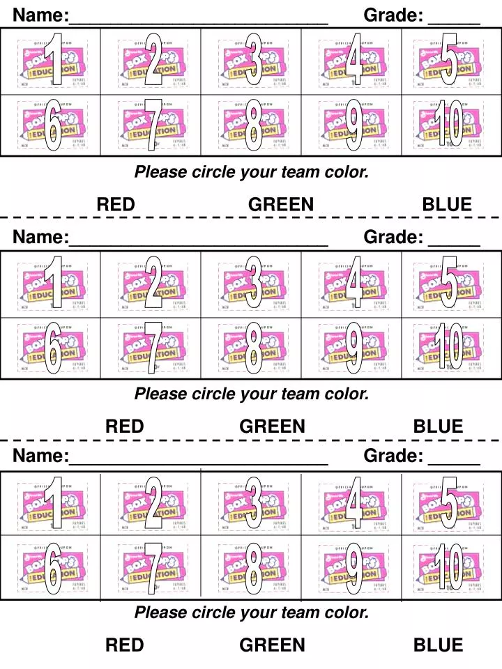 PPT - Name:_________________________ Grade: _____ PowerPoint ...