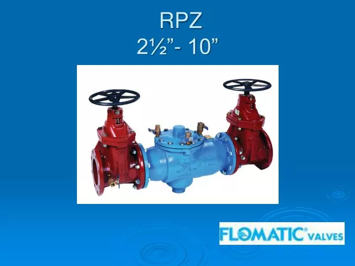 PPT - RPZ 2½”- 10” PowerPoint Presentation, free download - ID:6851809