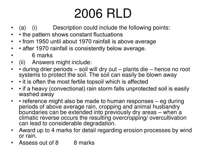 PPT - 2006 RLD PowerPoint Presentation, free download - ID:6852701