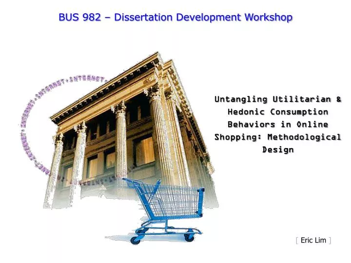 PPT - Untangling Utilitarian & Hedonic Consumption Behaviors in Online ...