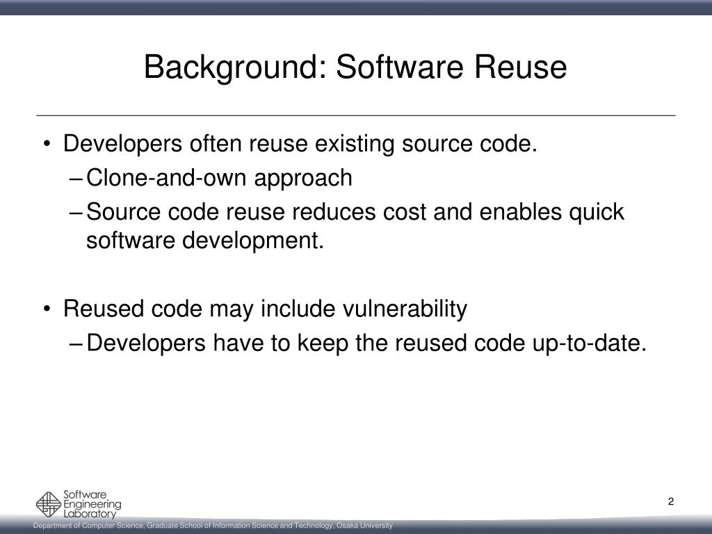 Ppt Identifying Source Code Reuse Across Repositories Using Lcs Based Source Code Similarity