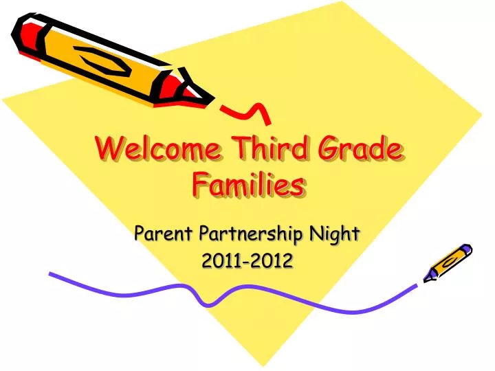 PPT - Welcome Third Grade Families PowerPoint Presentation, free ...