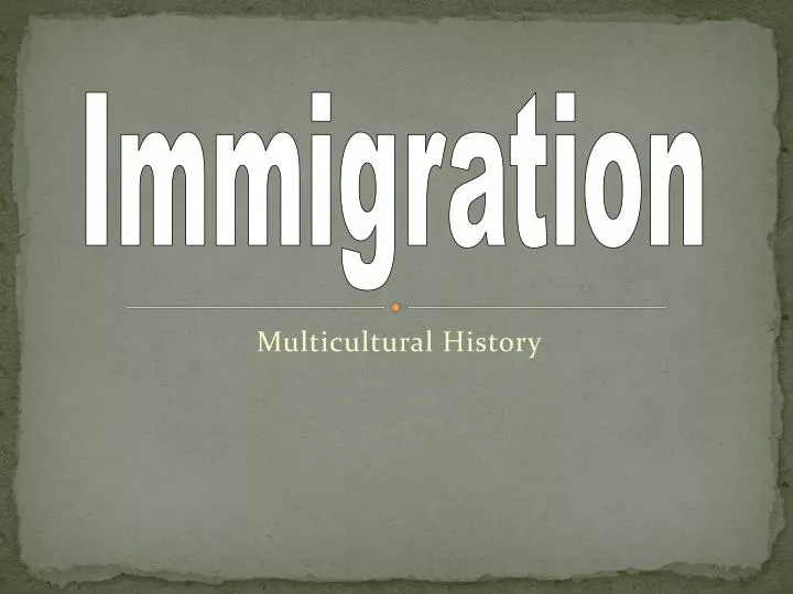 PPT - Multicultural History PowerPoint Presentation, free download - ID ...
