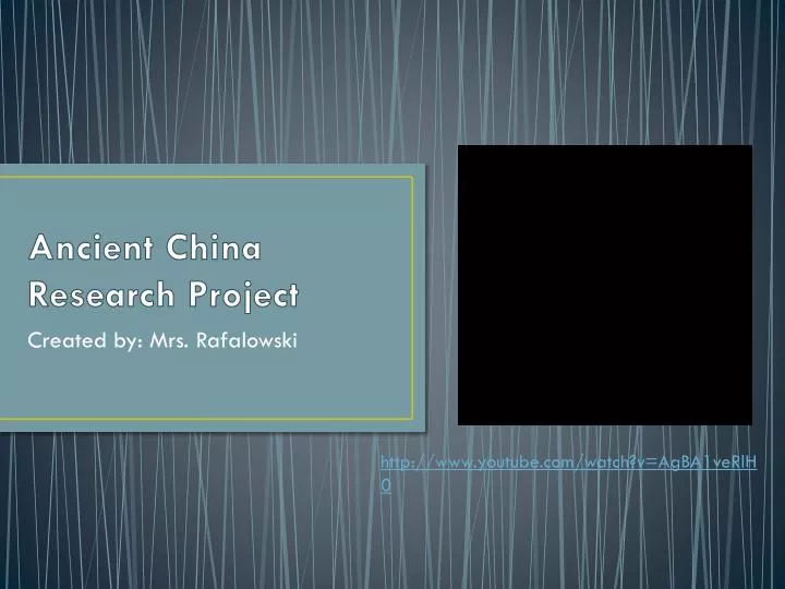 PPT - Ancient China Research Project PowerPoint Presentation, free ...