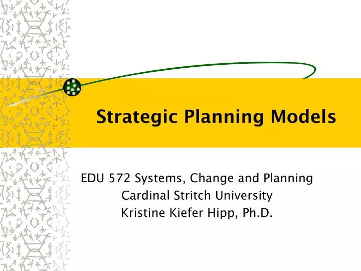 PPT - Strategic Planning Models PowerPoint Presentation, free download ...