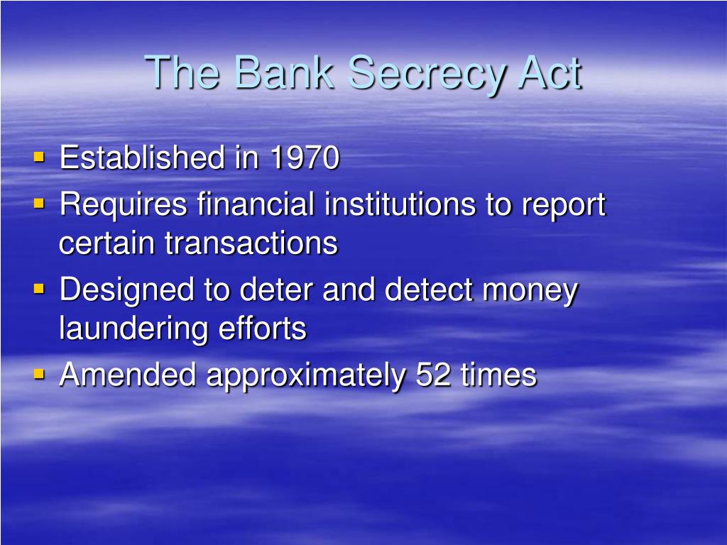 PPT - Understanding USA PATRIOT Act & Financial Compliance PowerPoint ...