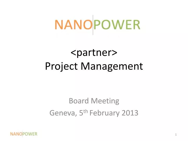 PPT - Project Management PowerPoint Presentation, free download - ID ...