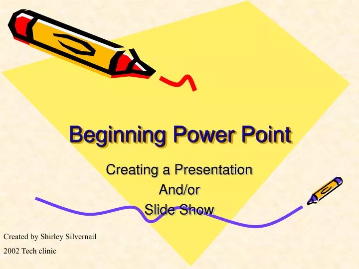 PPT - Beginning Power Point PowerPoint Presentation, free download - ID ...