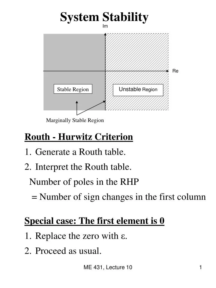 PPT - System Stability PowerPoint Presentation, free download - ID:6859069