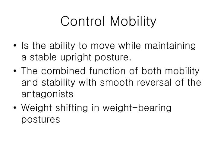 PPT - PNF application to Stages of Motor Control PowerPoint ...