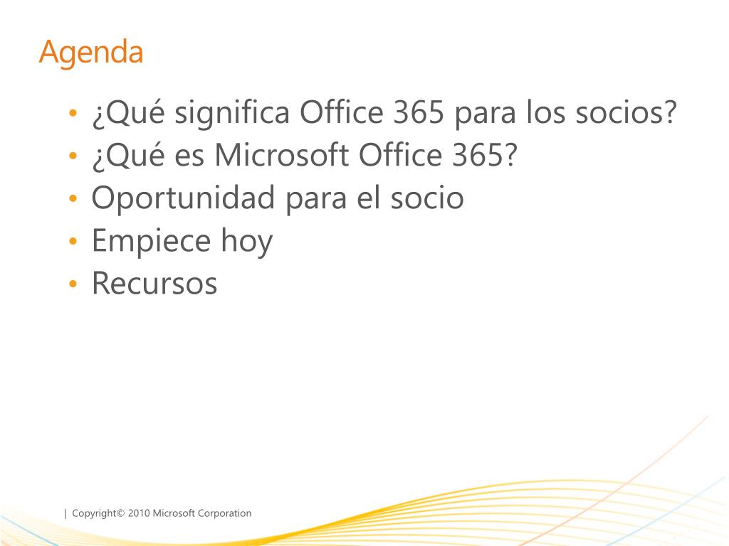 PPT - Microsoft Office 365 Descripción general para el socio PowerPoint ...