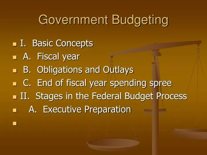 PPT - Government Budgeting PowerPoint Presentation, free download - ID ...