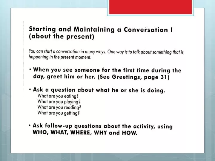 PPT - conversation PowerPoint Presentation, free download - ID:6861625