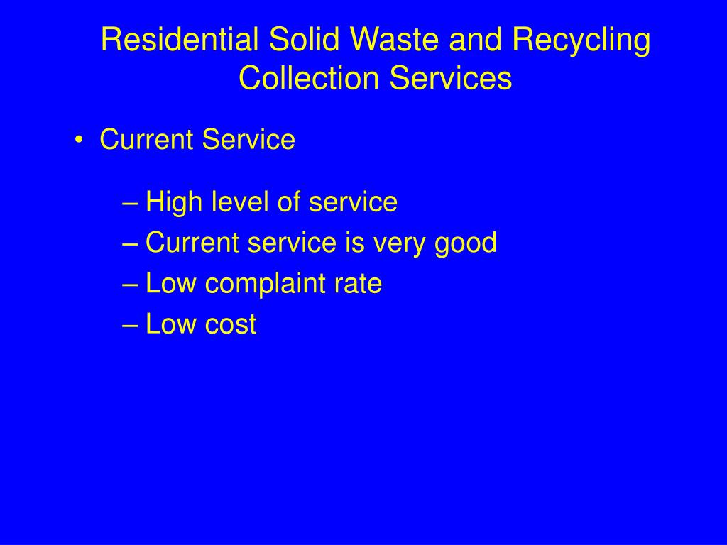 PPT - Award of Invitation for Bid Y8-139-PD Residential Solid Waste and ...