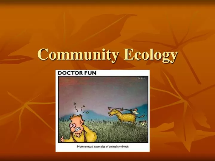 PPT - Community Ecology PowerPoint Presentation, free download - ID:6861708
