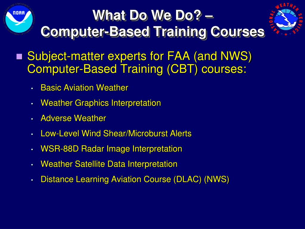 PPT - National Weather Service FAA Academy Oklahoma City, OK PowerPoint ...
