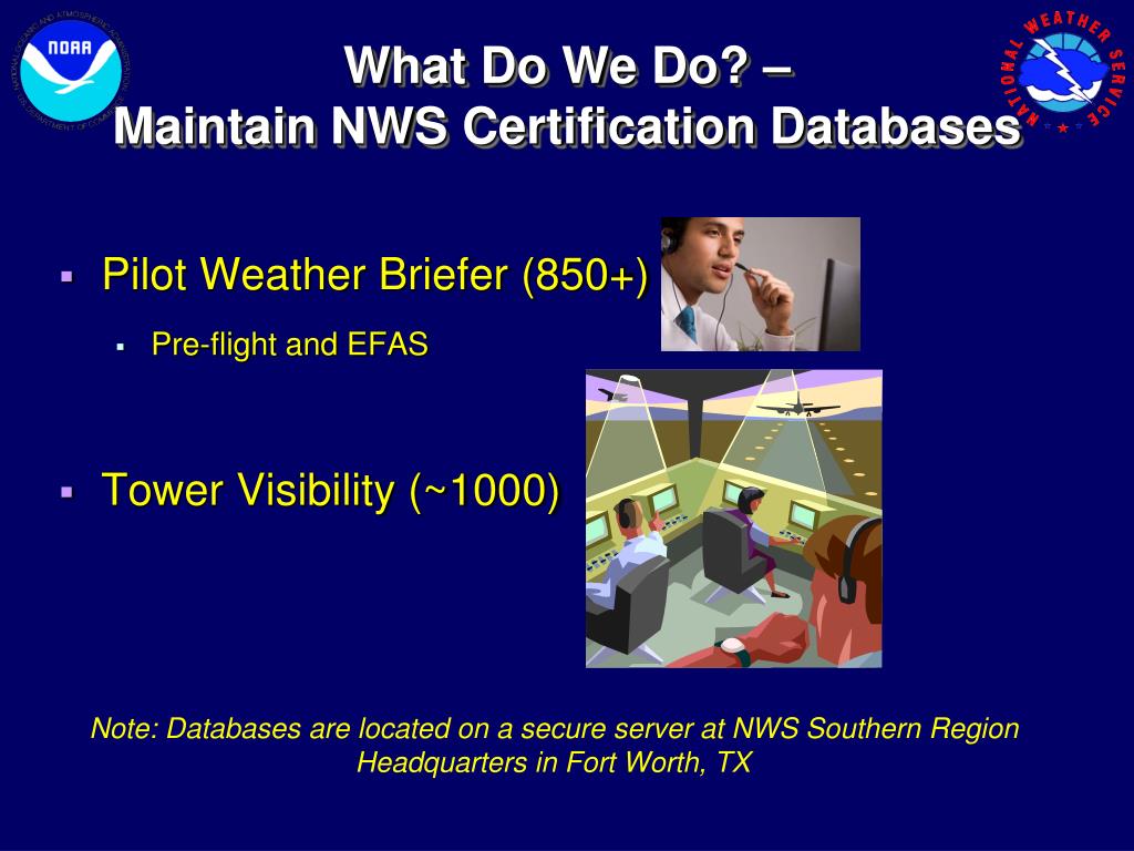 PPT - National Weather Service FAA Academy Oklahoma City, OK PowerPoint ...