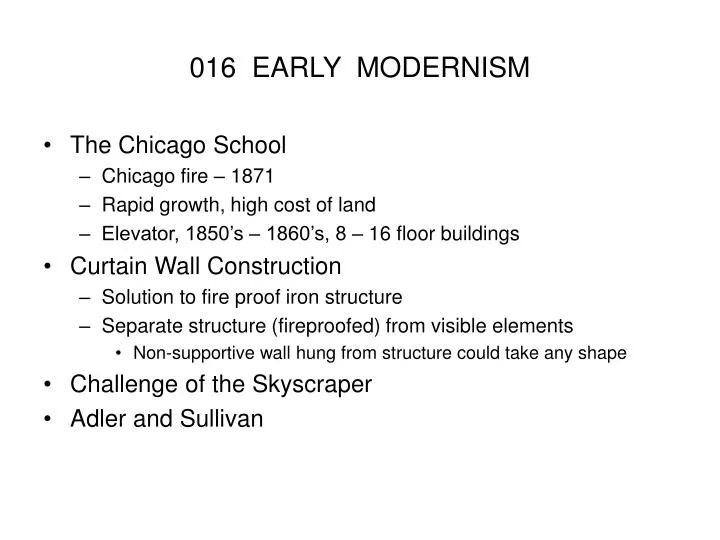 PPT - 016 EARLY MODERNISM PowerPoint Presentation, free download - ID ...