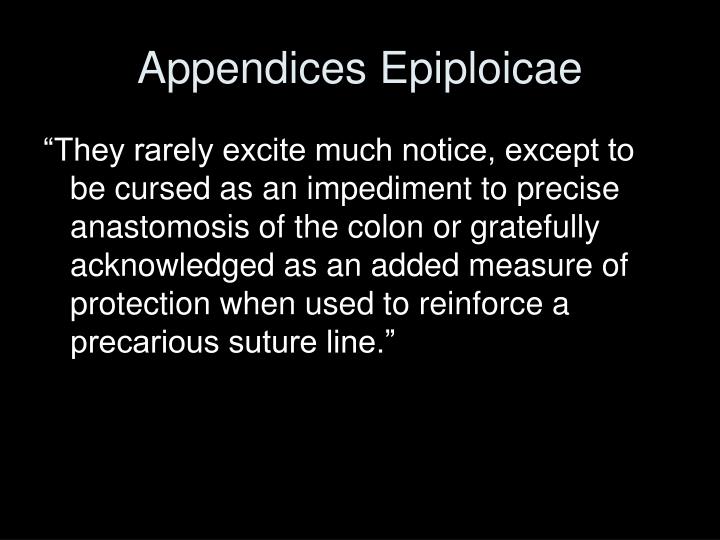 PPT - Omental Infarction and Epiploic Appendagitis PowerPoint ...