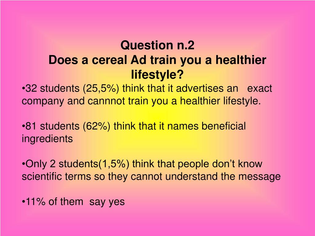 PPT - The questionnaire “The mental hygene effects of ADVERTISING”, is ...