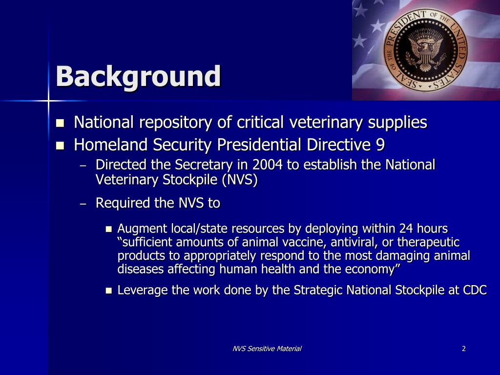 PPT - Animal and Plant Health Inspection Service U.S. Department of ...